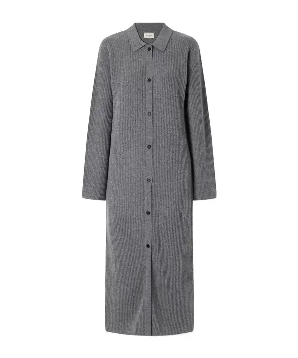 Le Kasha Ribbed Cashmere Maxi Dress