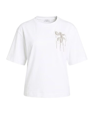 Brunello Cucinelli Minimalist Solidcolor Shortsleeve Tshirt