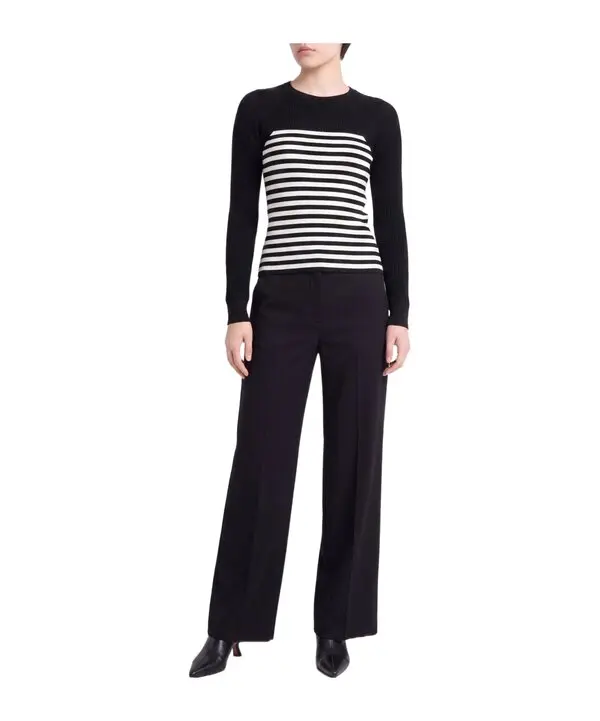 Max Mara Two-tone Knitted Long Sleeves