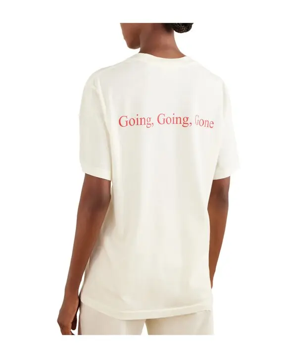 FRAME Printed Cotton-jersey T-shirt - No