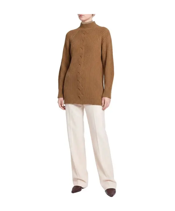 Max Mara Turtleneck Knit Sweater