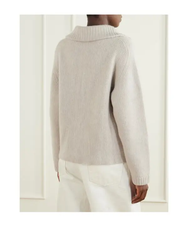 Le Kasha Cashmere Zip-up Cardigan