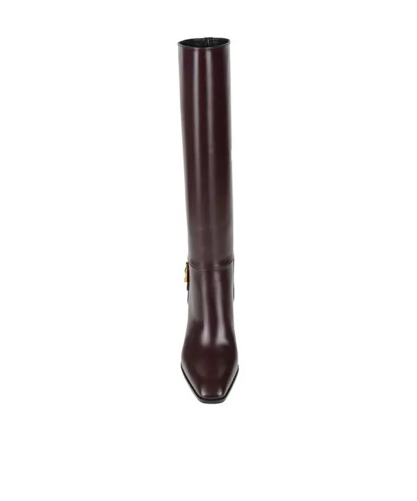 Saint Laurent Solidcolor Leather Boots