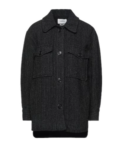 Isabel Marant Étoile Casual Denim Long-sleeve Top - Black