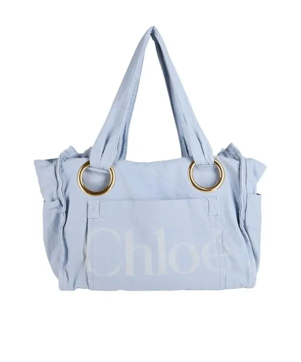 Chloé Solidcolor Large Woven Tote Bag