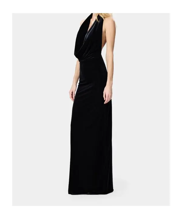 AMAZUIN Halter-neck Sleeveless Dress