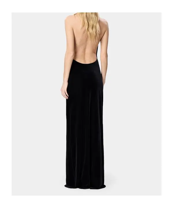 AMAZUIN Halter-neck Sleeveless Dress
