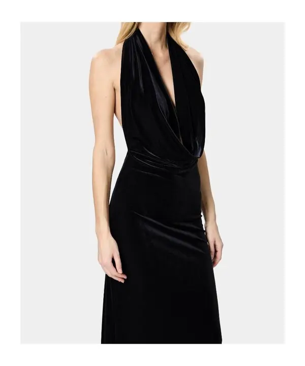 AMAZUIN Halter-neck Sleeveless Dress