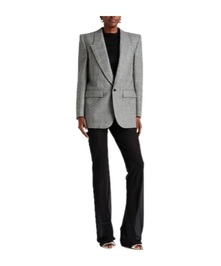 Saint Laurent Plaid Blazer