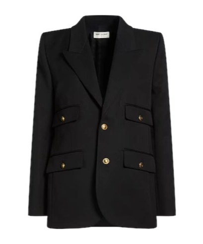 Saint Laurent Minimalist Single-breasted Blazer