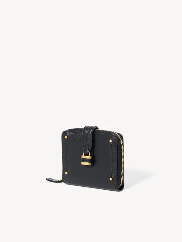 Chloé Paddington Bifold Wallet In Grained Leather