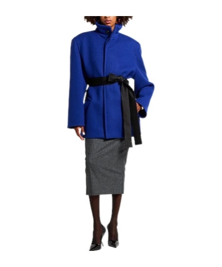 Saint Laurent Minimalist Single-breasted Coat