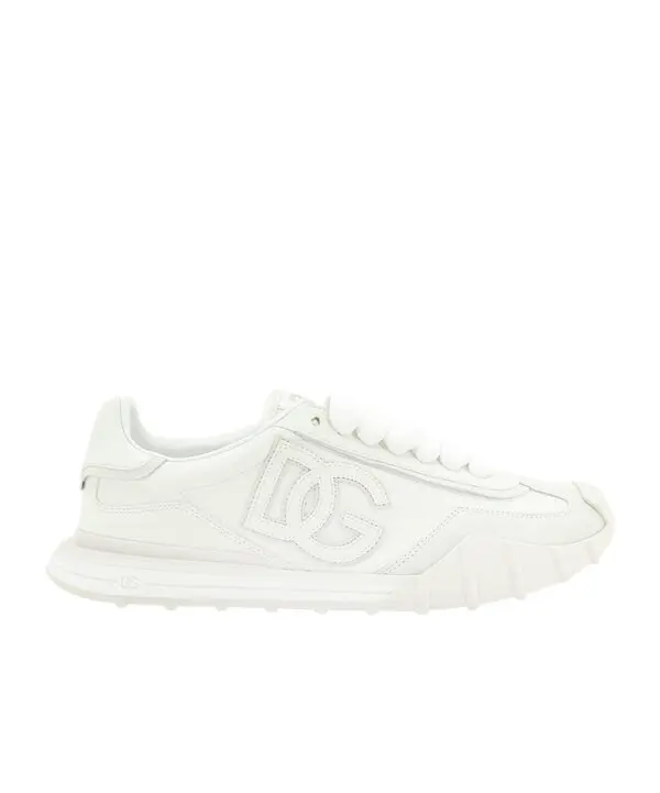 Dolce & Gabbana Dolce Gabbana Dg Athletic Logo Patch Sneakers - White