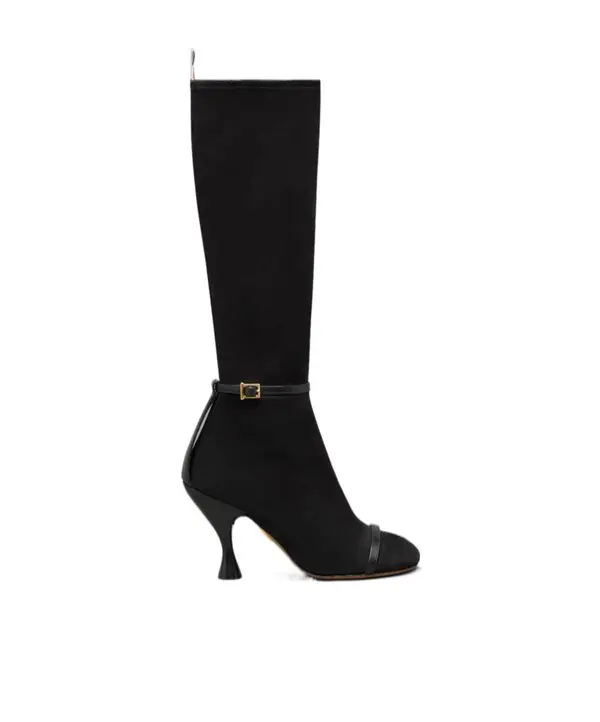 Thom Browne 90mm Trompe L'oeil 4-bar Knee-high Boots