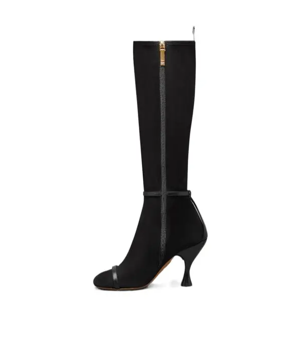 Thom Browne 90mm Trompe L'oeil 4-bar Knee-high Boots