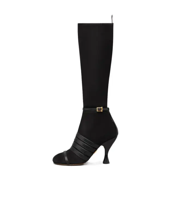 Thom Browne 90mm Trompe L'oeil 4-bar Knee-high Boots
