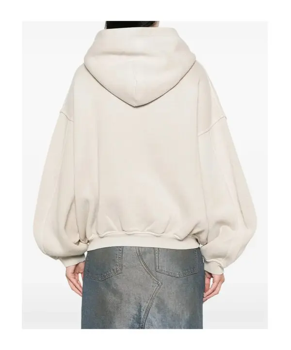Alexander Wang Logo-print Zip-up Hoodie
