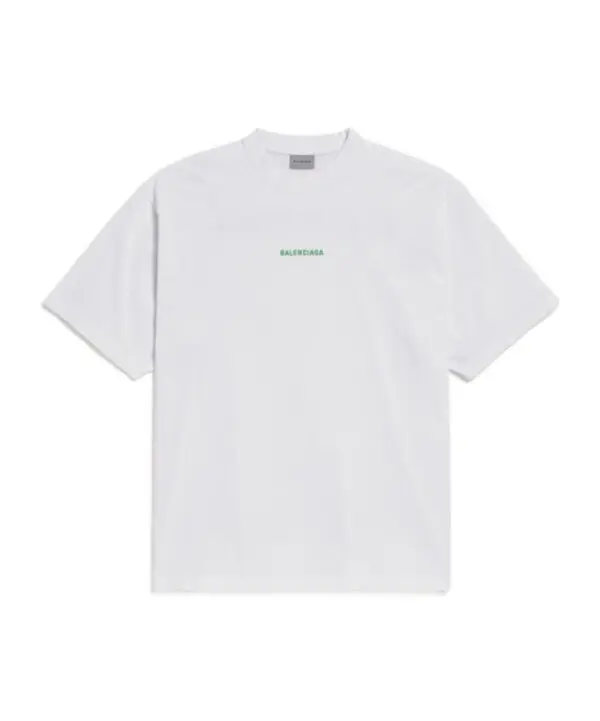 Balenciaga Back Embroidered Medium-fit T-shirt