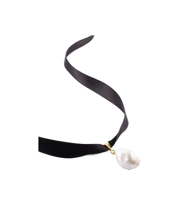 JENNIFER BEHR Silk-satin Pearl Choker