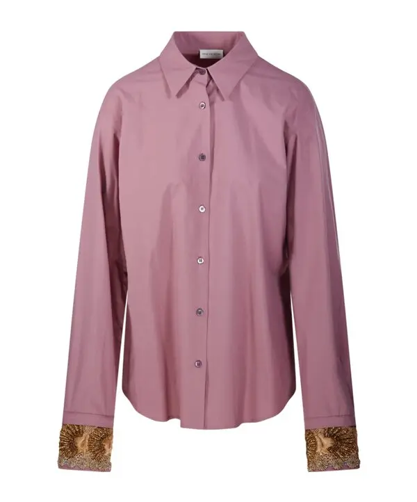 Dries Van Noten Embroidered Poplin Shirt - No