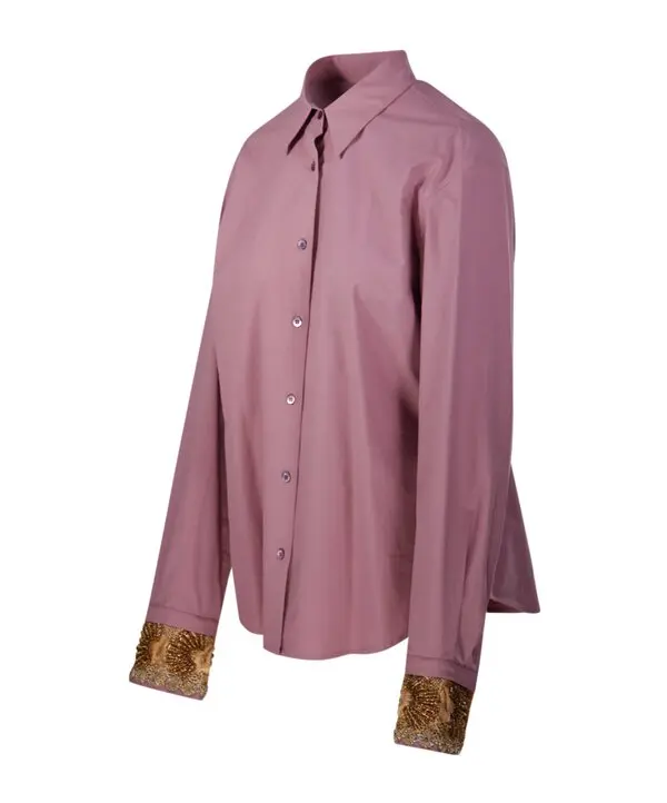 Dries Van Noten Embroidered Poplin Shirt - No