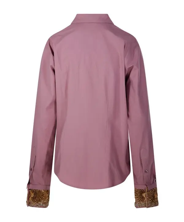 Dries Van Noten Embroidered Poplin Shirt - No