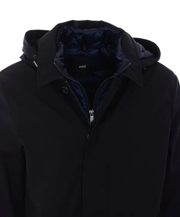 Add Long-sleeved Down Jacket