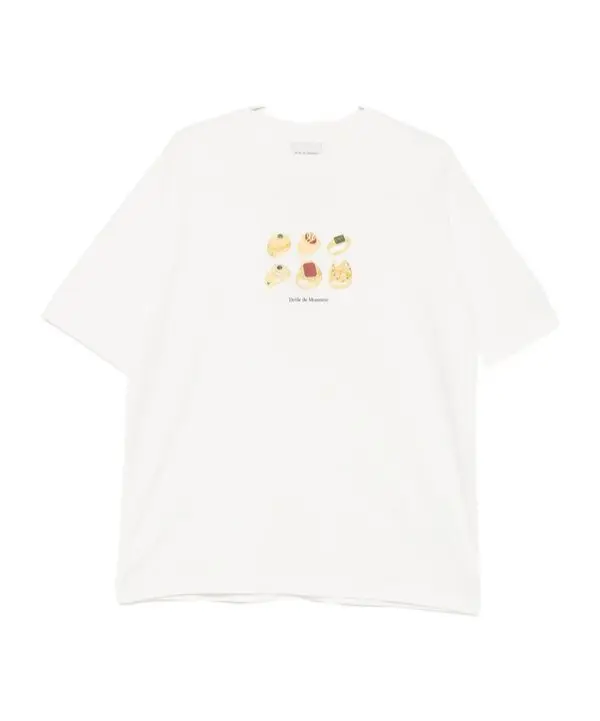 Drole De Monsieur Rings Graphic-print T-shirt - Offwh
