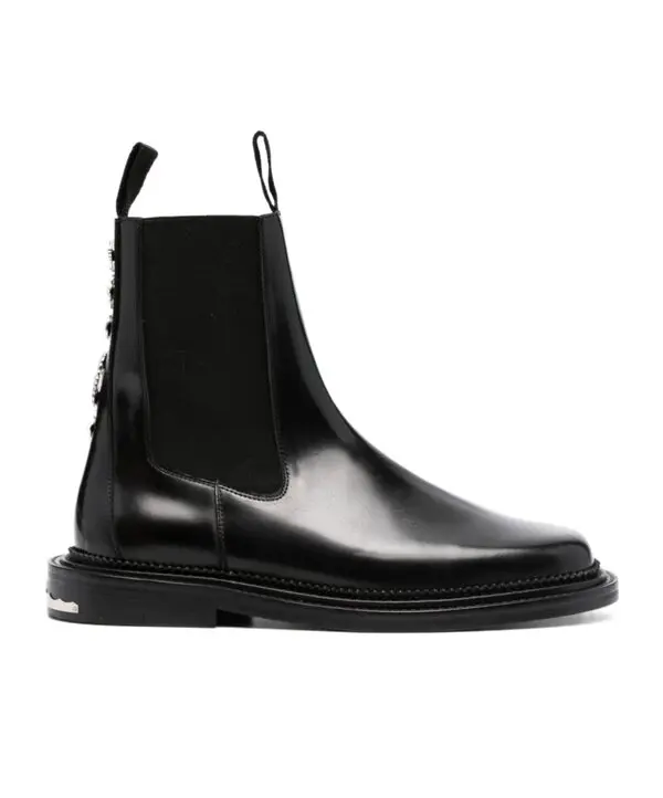 TOGA VIRILIS Studded Chelsea Boots - Black