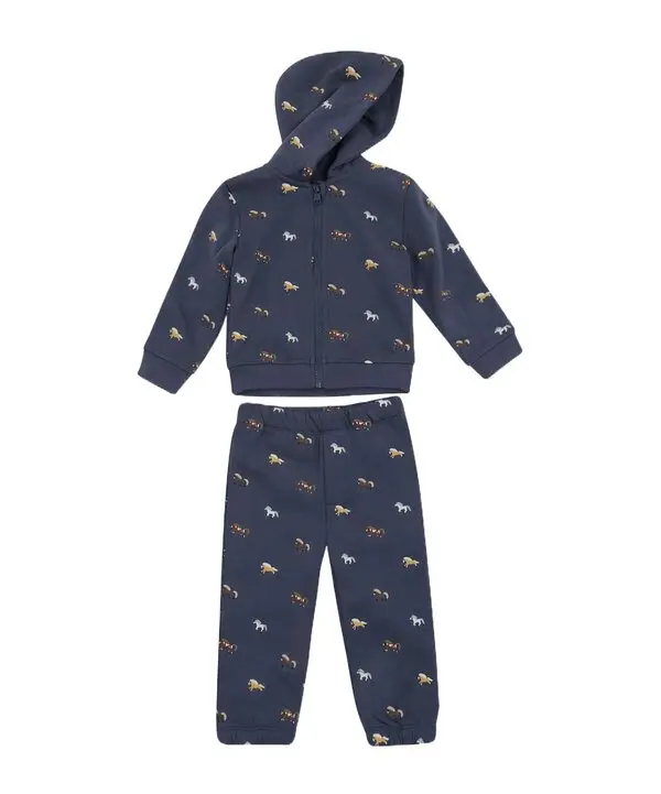 Stella McCartney Avio Embroidery Fleece Tracksuit - Blue