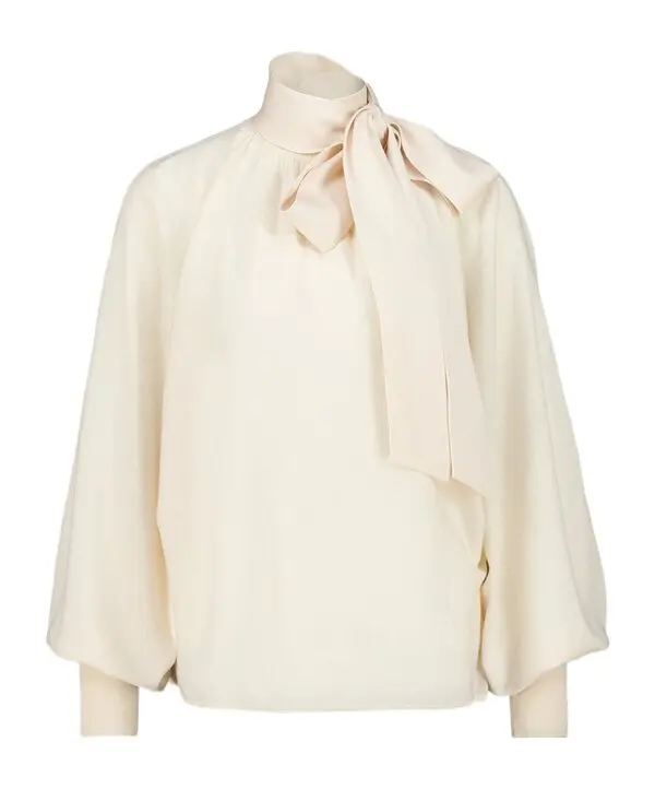 Zimmermann Merino' Tie Neck Sweater
