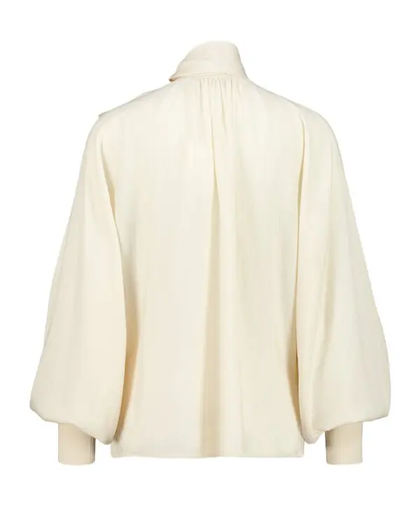 Zimmermann Merino' Tie Neck Sweater