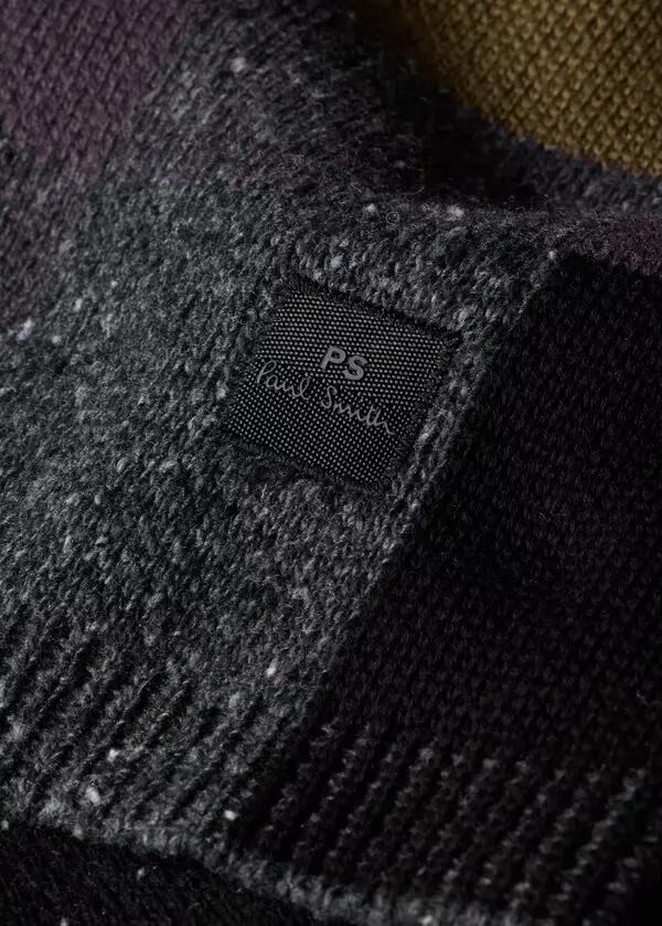 Paul Smith Pebbles Check Wool-blend Cardigan