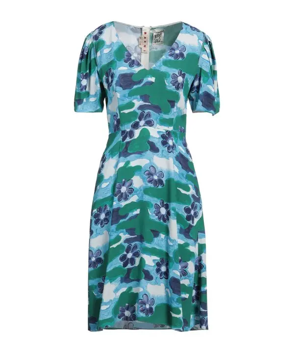 Marni Floral Flared Dress