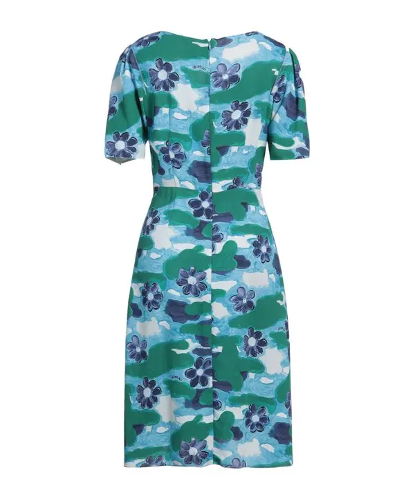 Marni Floral Flared Dress