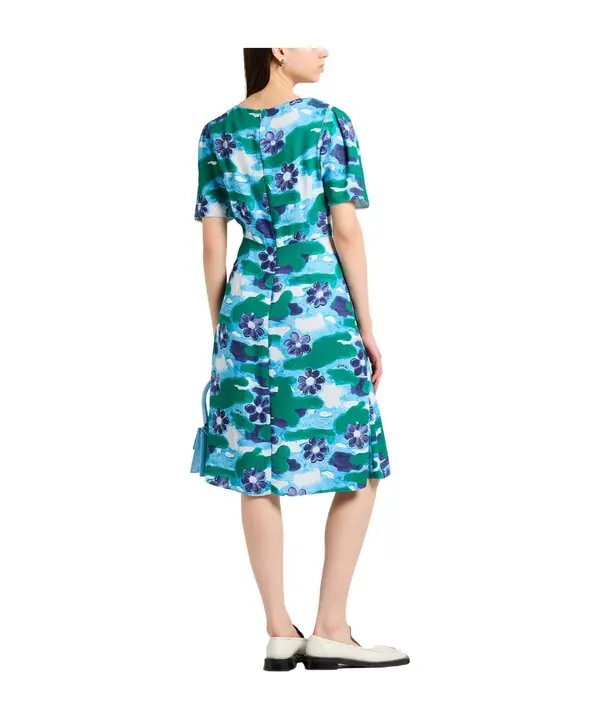 Marni Floral Flared Dress