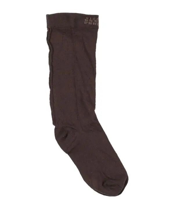 MAISON MARGIELA Casual Solidcolor Long Socks - Black