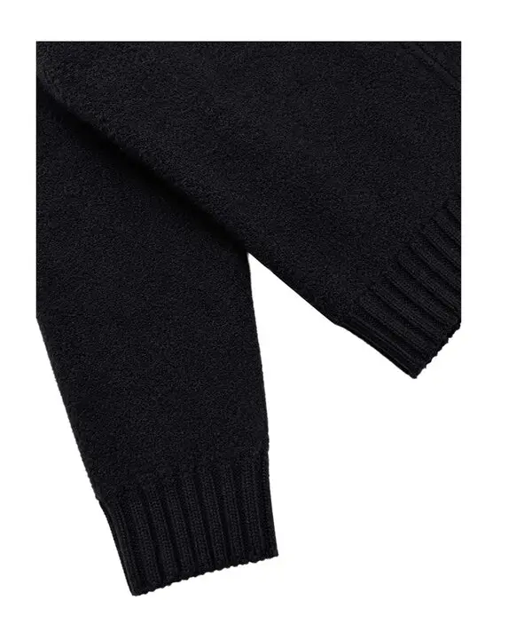LANEUS Knit Zip-up Cardigan