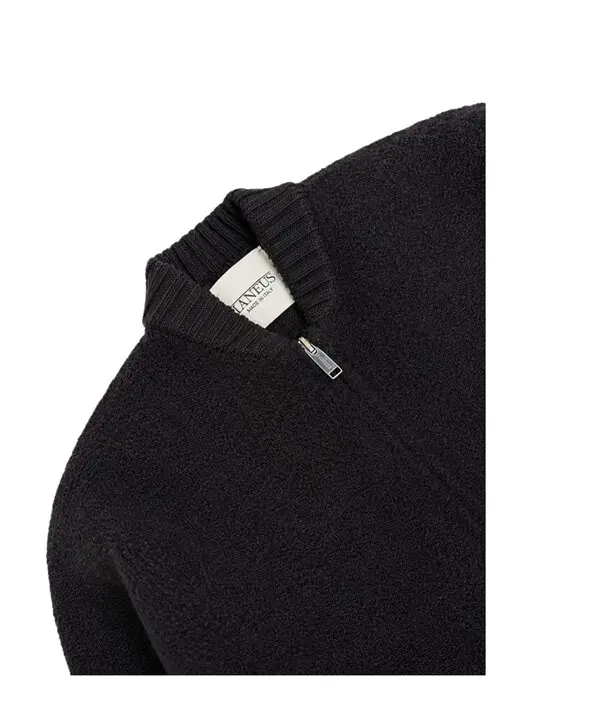 LANEUS Knit Zip-up Cardigan