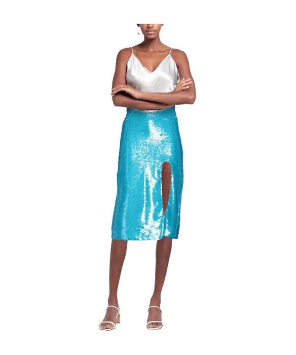 GANNI Bodycon Sequin Maxi Dress