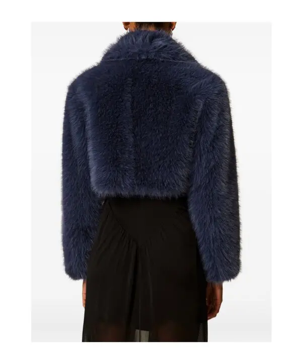TWINSET Short Faux Fur Jacket