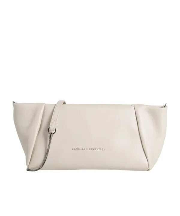 Brunello Cucinelli Largesize Crossbody Bag - White