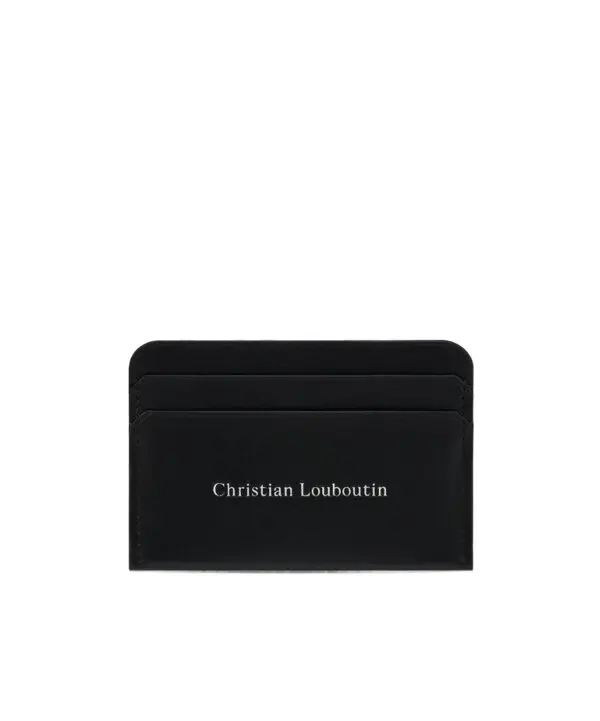 CHRISTIAN LOUBOUTIN Canopy Card Holder - Black