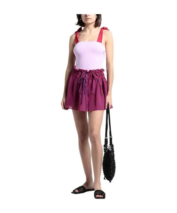 GANNI Color-block Cutout Short Dress