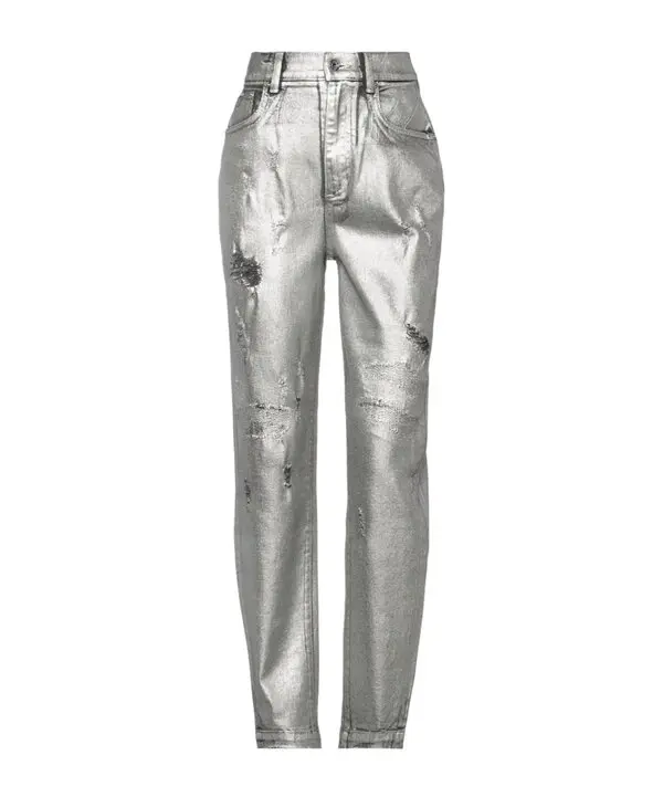 Dolce & Gabbana Metallic Denim Jeans