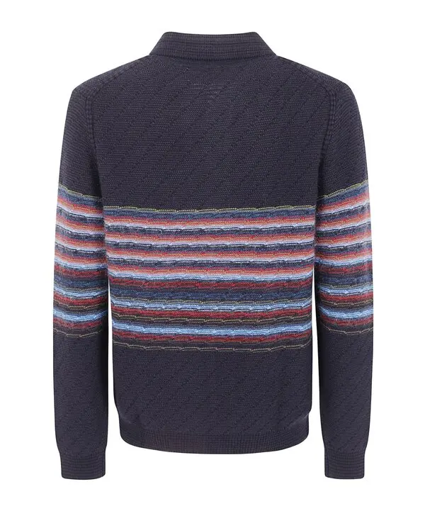 Paul Smith Graphic-print Zip-up Cardigan