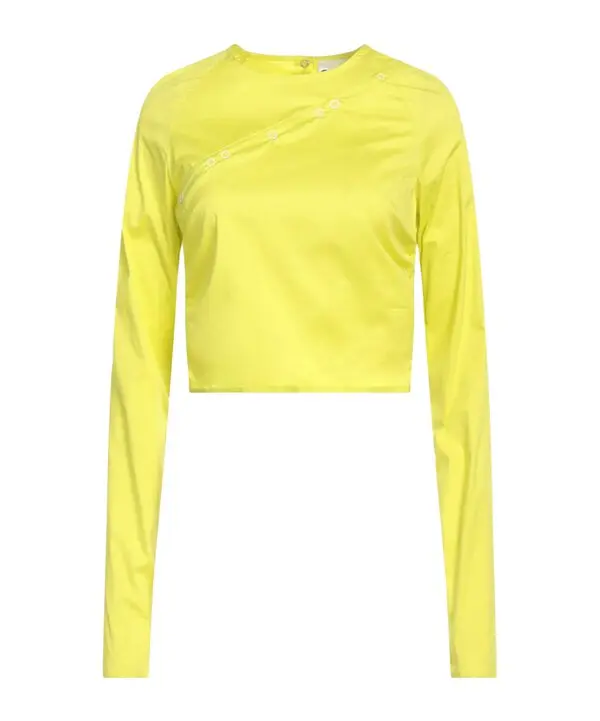 GANNI Solidcolor Stretch Top - Green