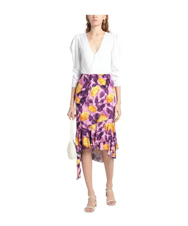 Marni Multicolorprint Asymmetrical Skirt