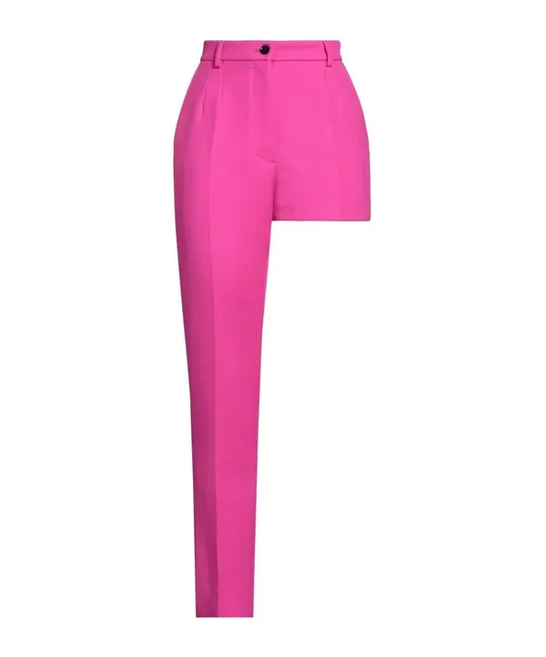 Dolce & Gabbana Solid-color Wool Trousers