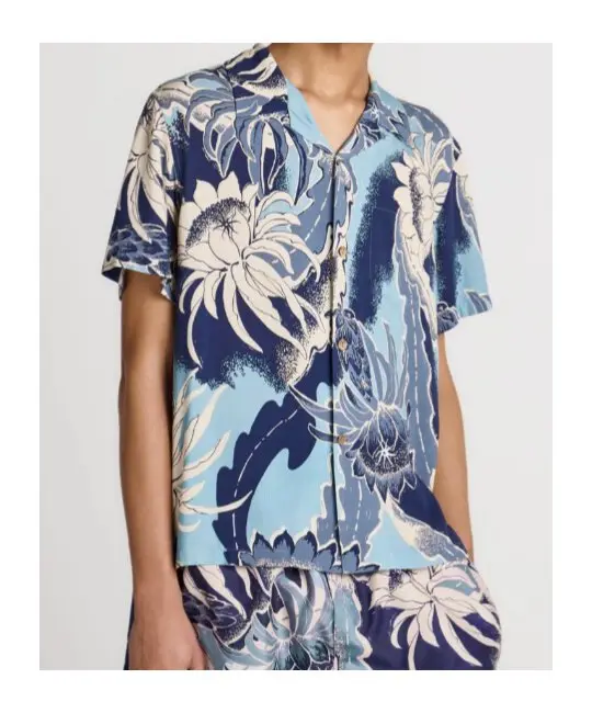 J.W.ANDERSON Camp Collared Shirt In Blue